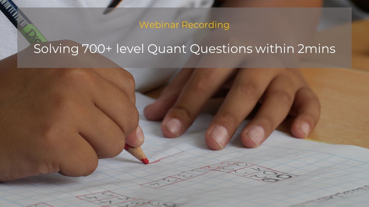 GMAT Quant - How to solve GMAT questions within 2 mins? - YouTube