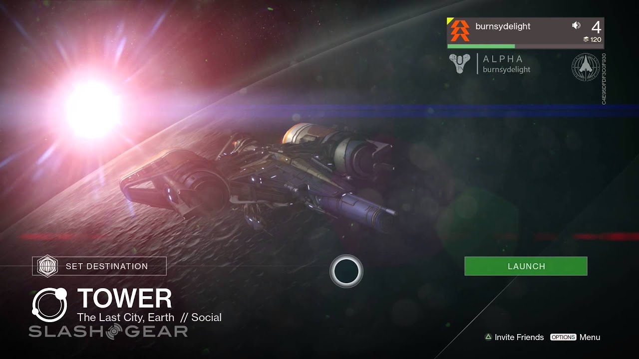 Destiny Alpha UI Start Screens - YouTube