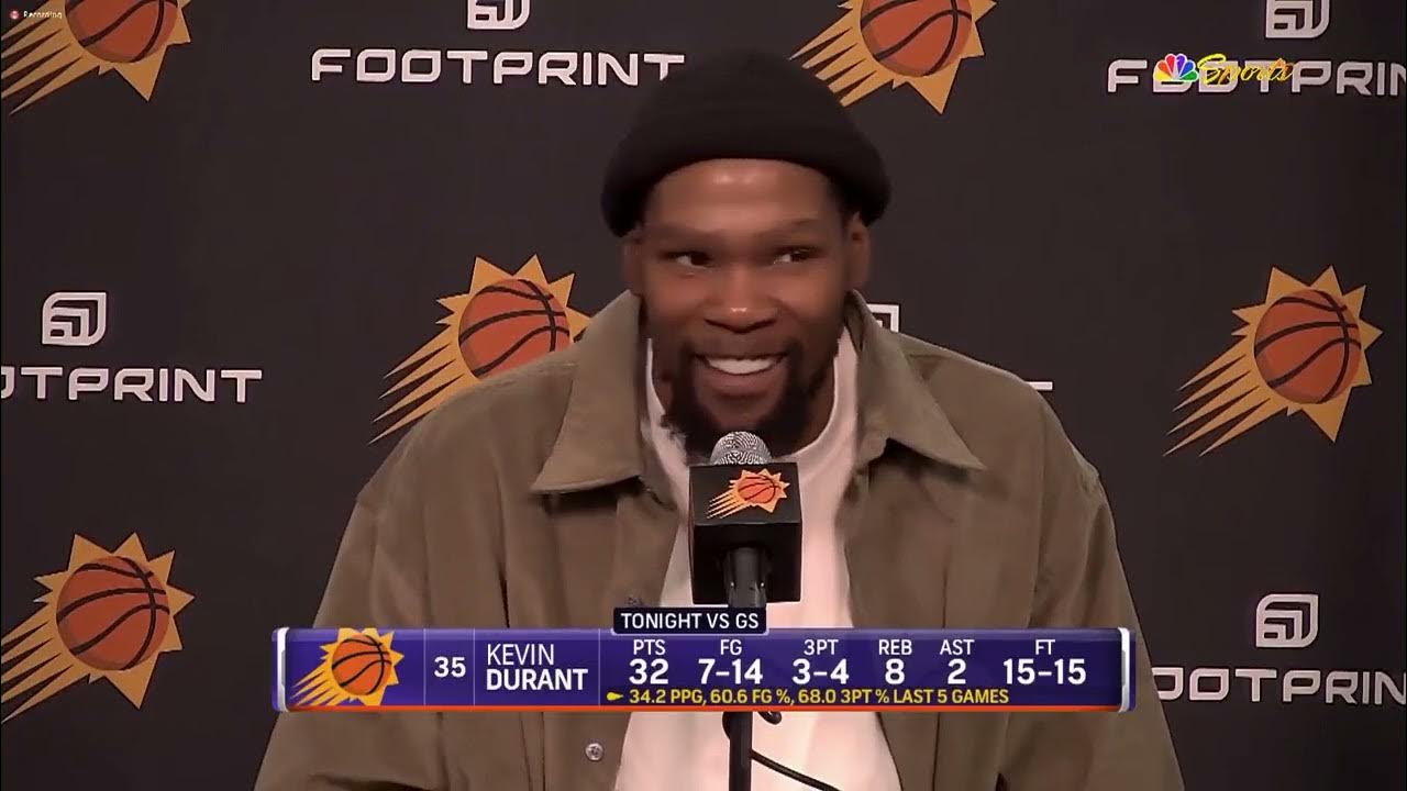 KD on the CP3-Scott Foster clash - YouTube