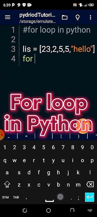 For loop in python-how to iterate in python-iterating through iterables #allthingstechy - YouTube