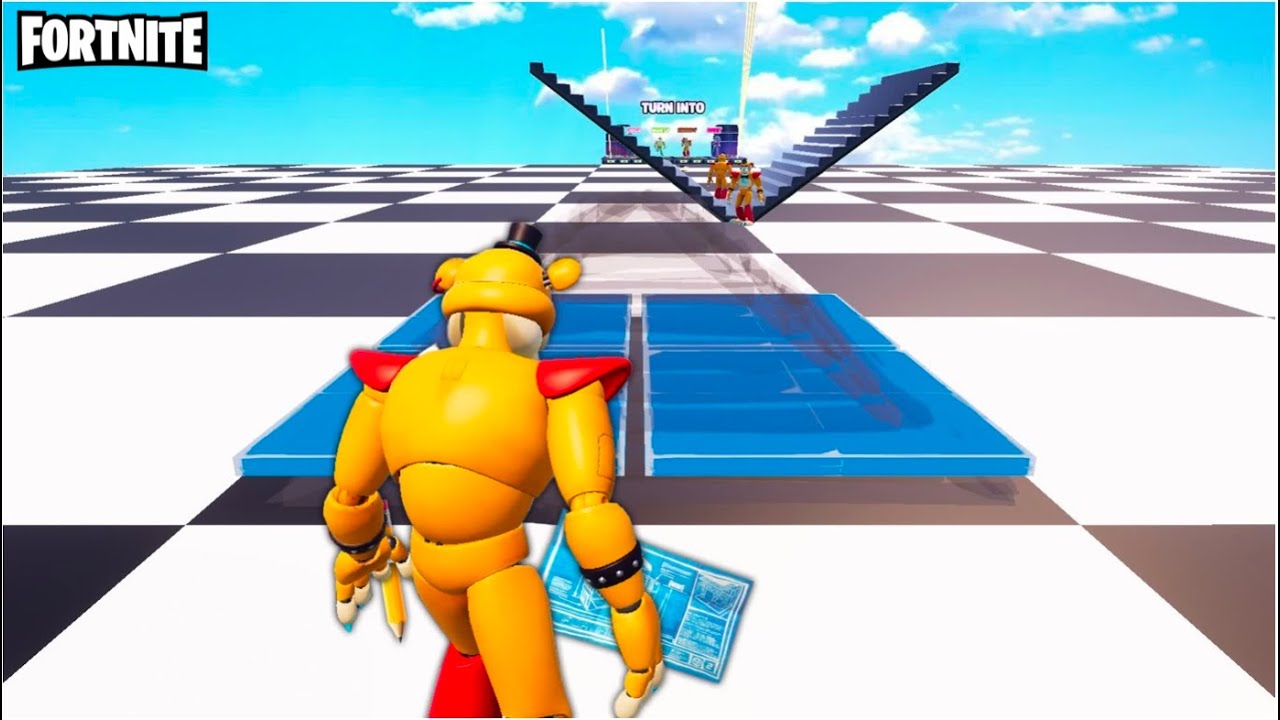 FNAF 1V1 FORTNITE MAP CREATIVE 2.0 - PLAY AS FREDDY FAZEBEAR - YouTube