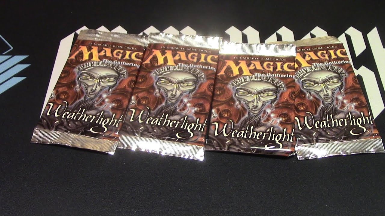 MTG Weatherlight 4 Booster pack Opening! Opening is always Priceless ...