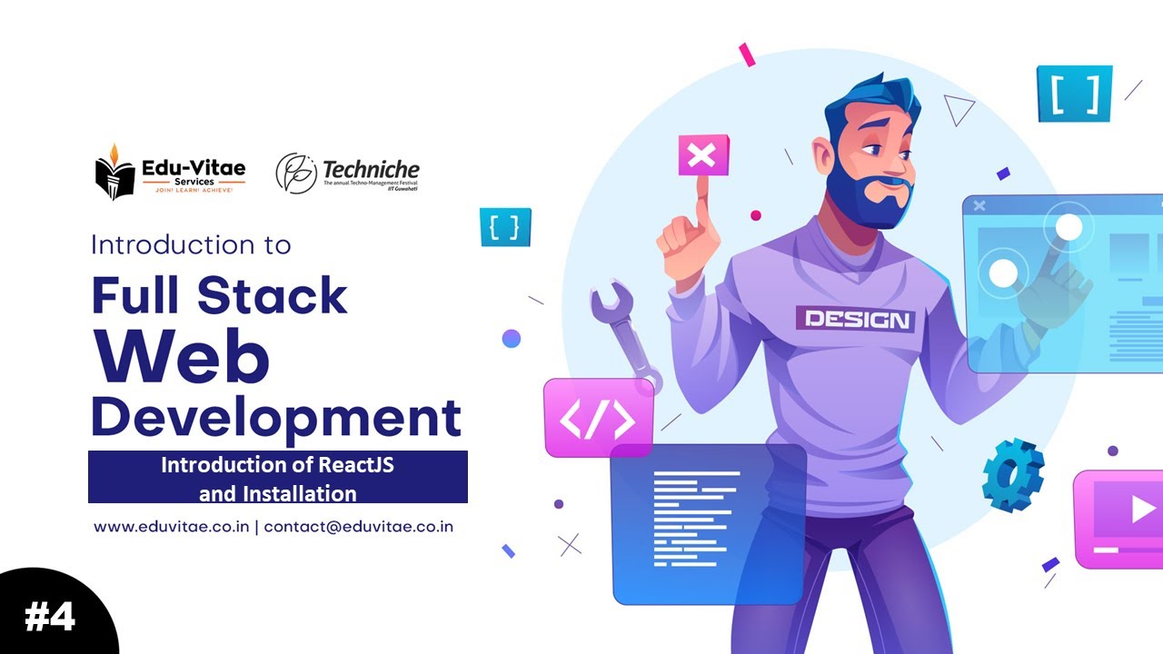 Introduction of ReactJS and Installation | L - 4 | Web Development | @techniche - YouTube