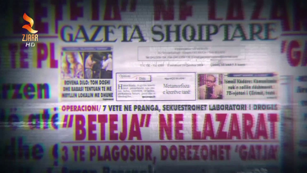 Zjarr Televizion - Shtypi I Dites 16 Nentor - YouTube