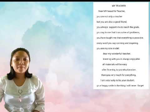 Tugas UAS PUISI BAHASA INGGRIS (MY TEACHER)