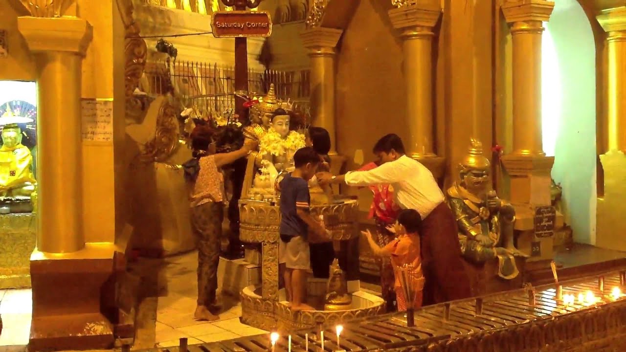 Shwedagon pagoda inside - YouTube