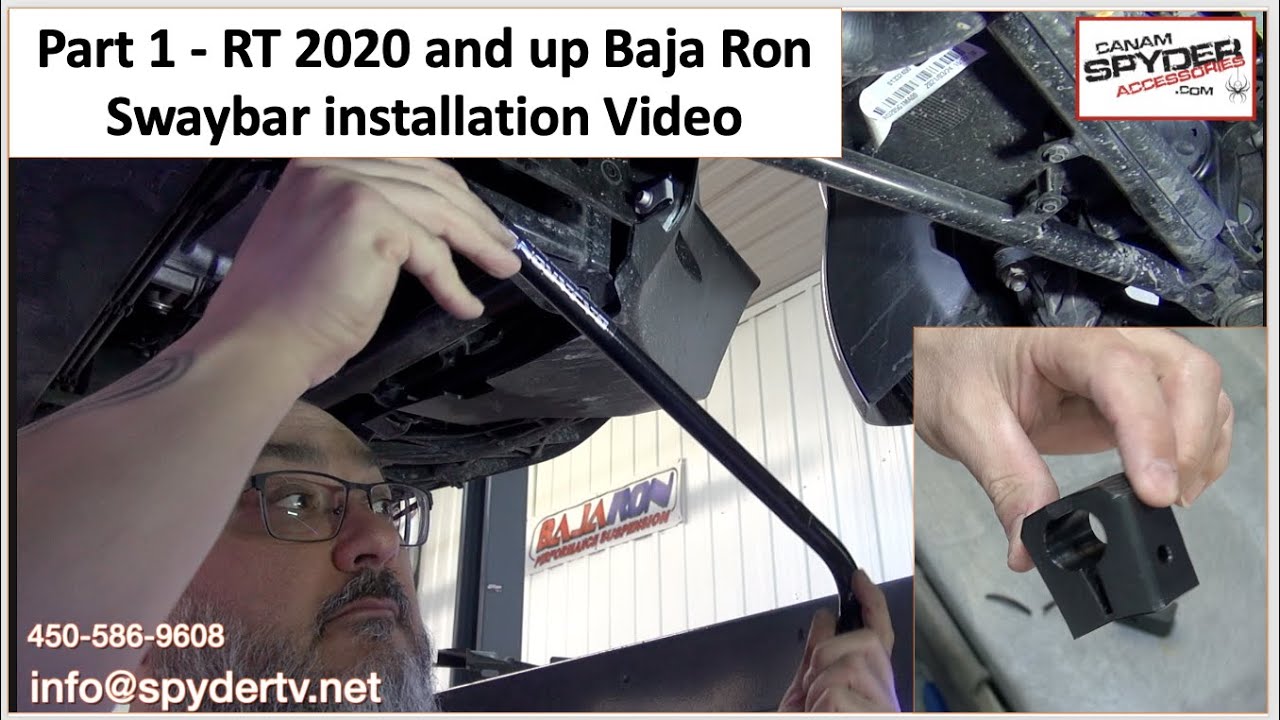 Part 1 of 2 - Installation - RT 2020 and up - Baja Ron Swaybar - The ...