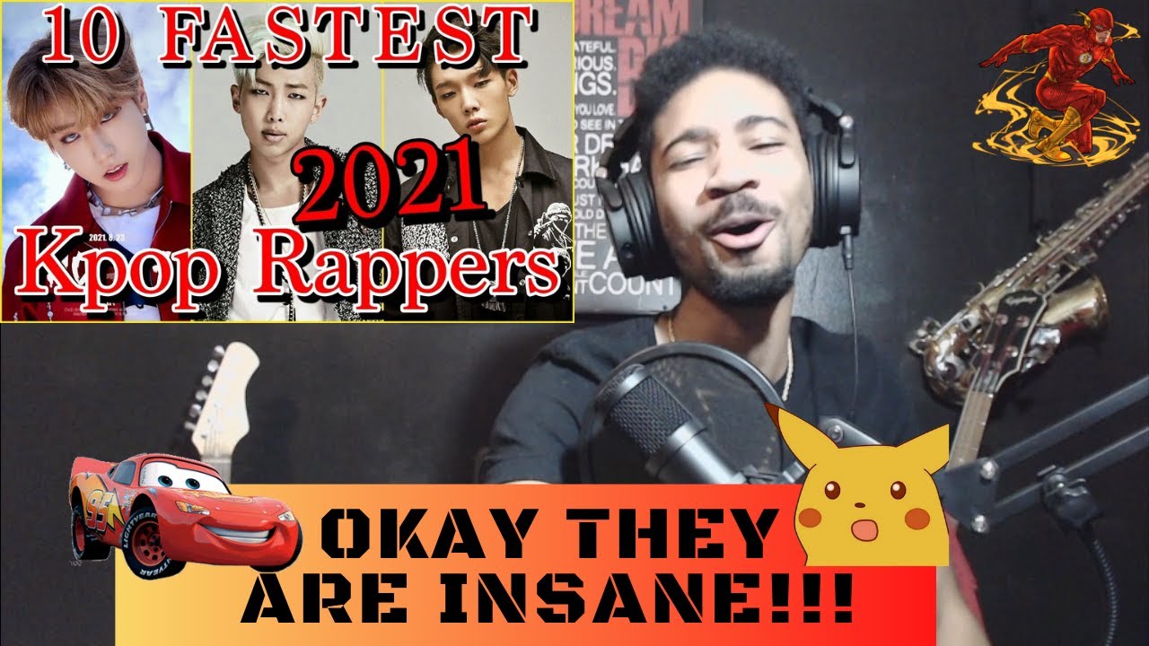 PRODUCER REACTS | OFFICIAL 10 Fastest Kpop Idol Rappers! (Reaction ...