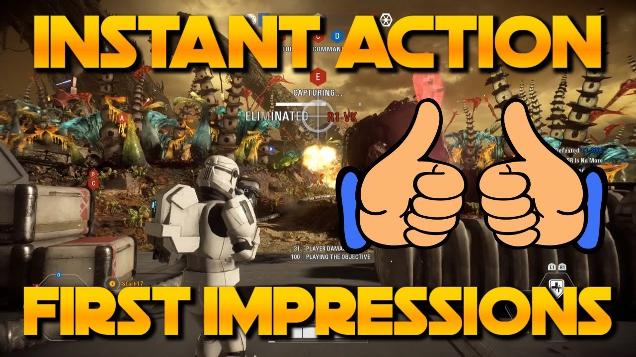 Instant Action First Impressions - EA Star Wars Battlefront 2 - YouTube