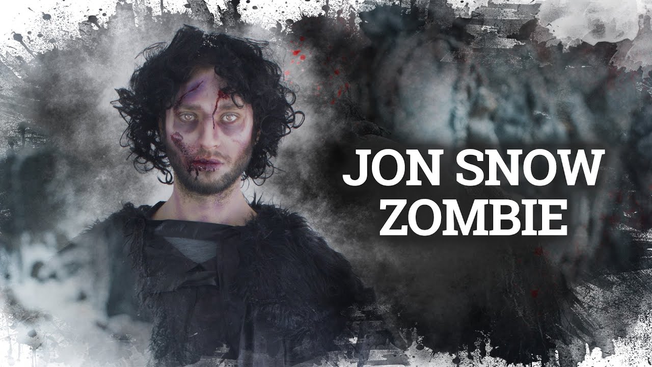Jon Snow Zombie - Halloween Game of Thrones Costume & Makeup - YouTube
