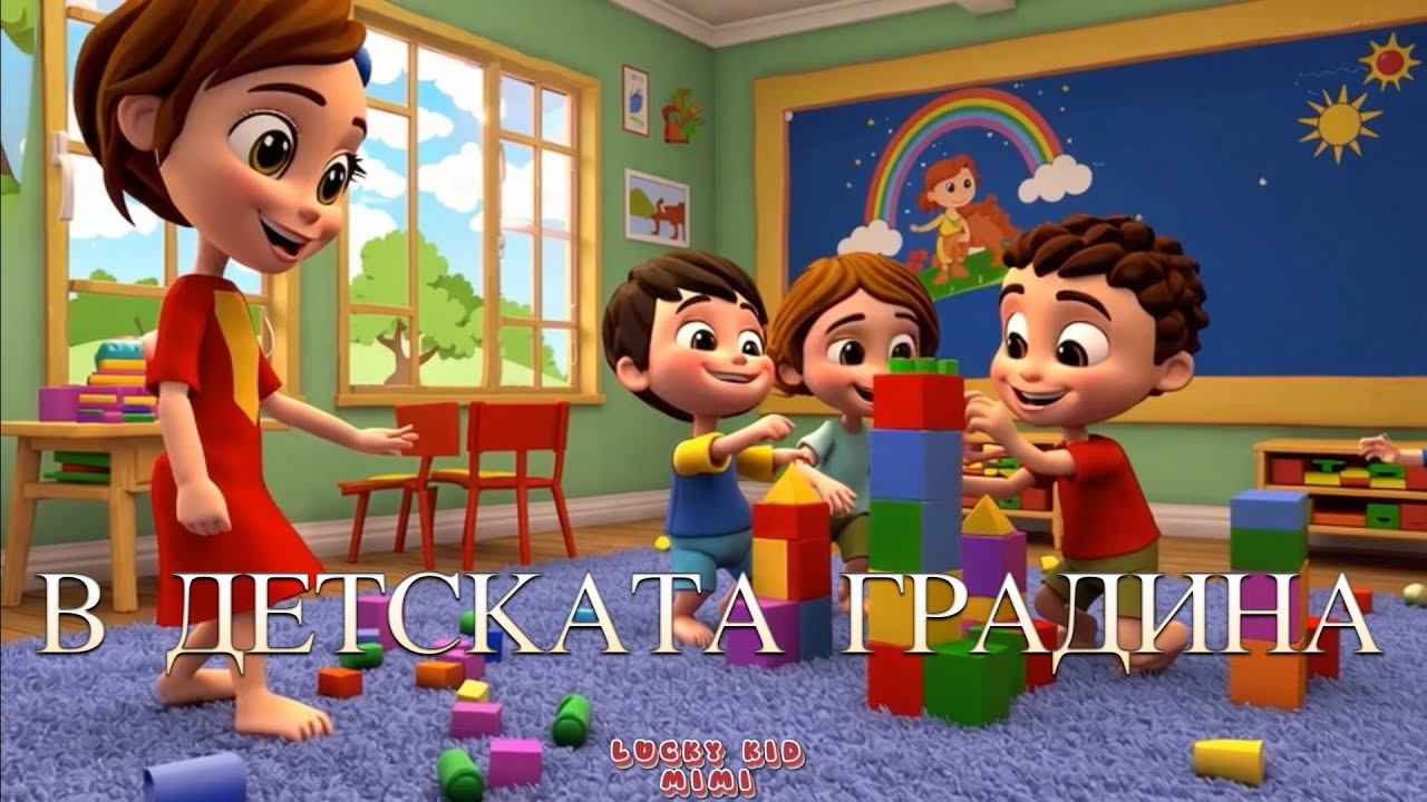 🎶 В Детската Градина Весела Детска Песен 🎤 Забавни Песнички за Деца