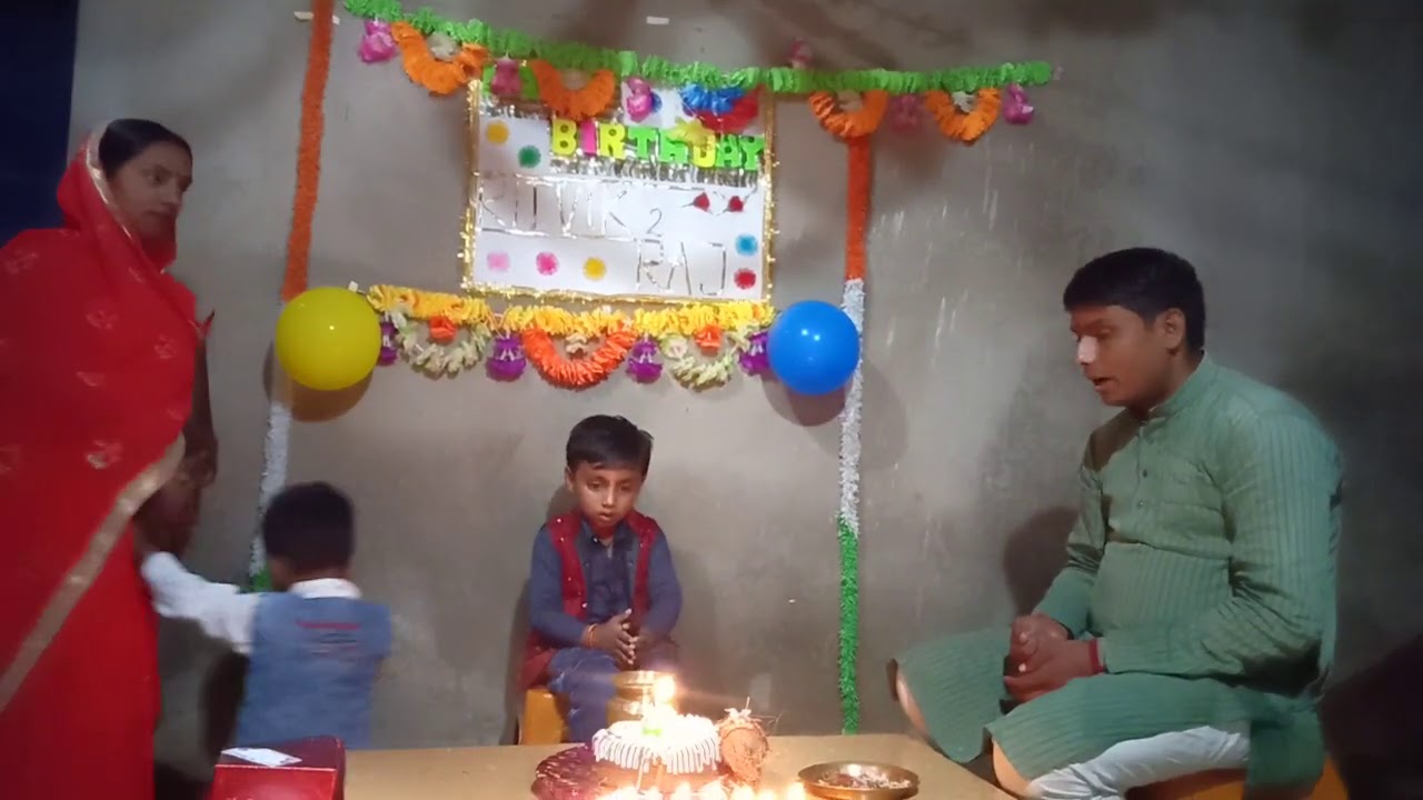 Ritvik raj Birthday 2020 4th year - YouTube
