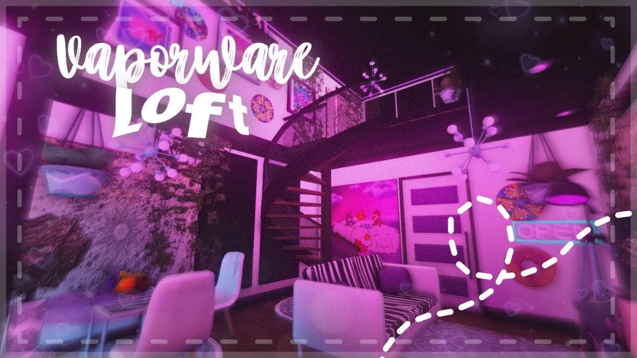 Roblox Bloxburg -Vaporwave Two-Story Loft - Minami Oroi - YouTube