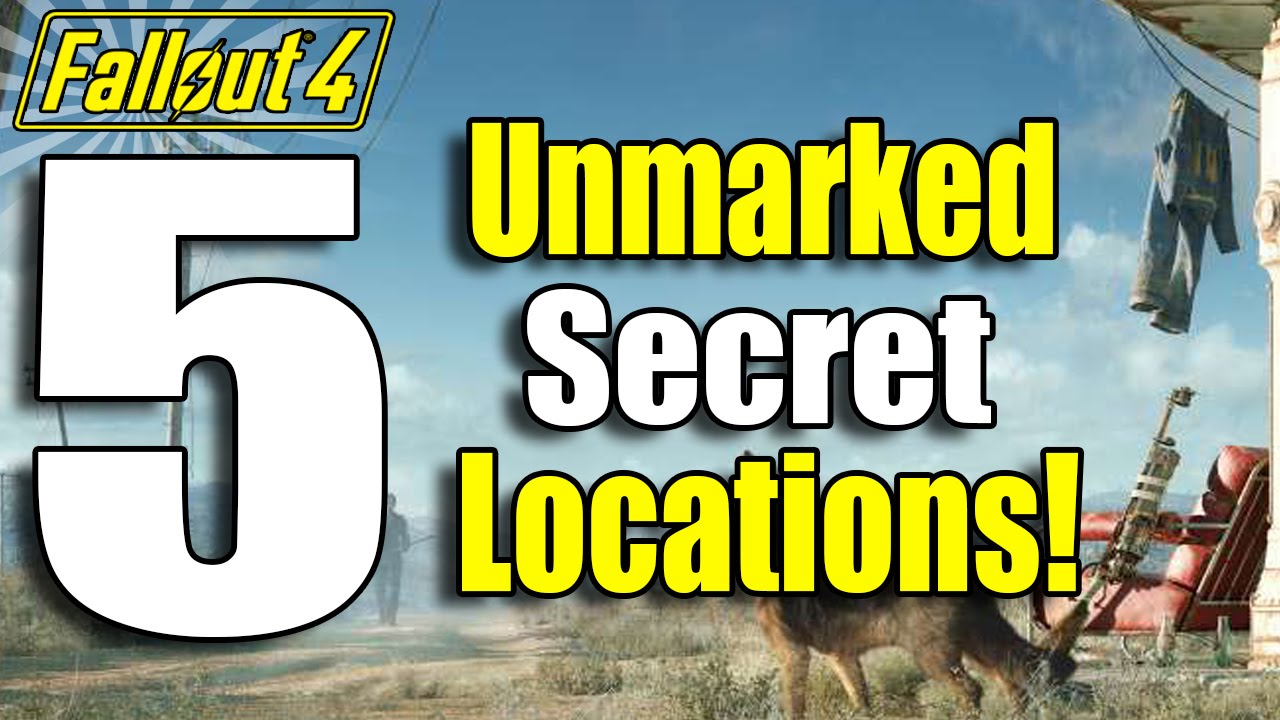 Fallout 4: 5 Secret Locations with Secret Loot! | Ep. 4 (Fallout 4 ...