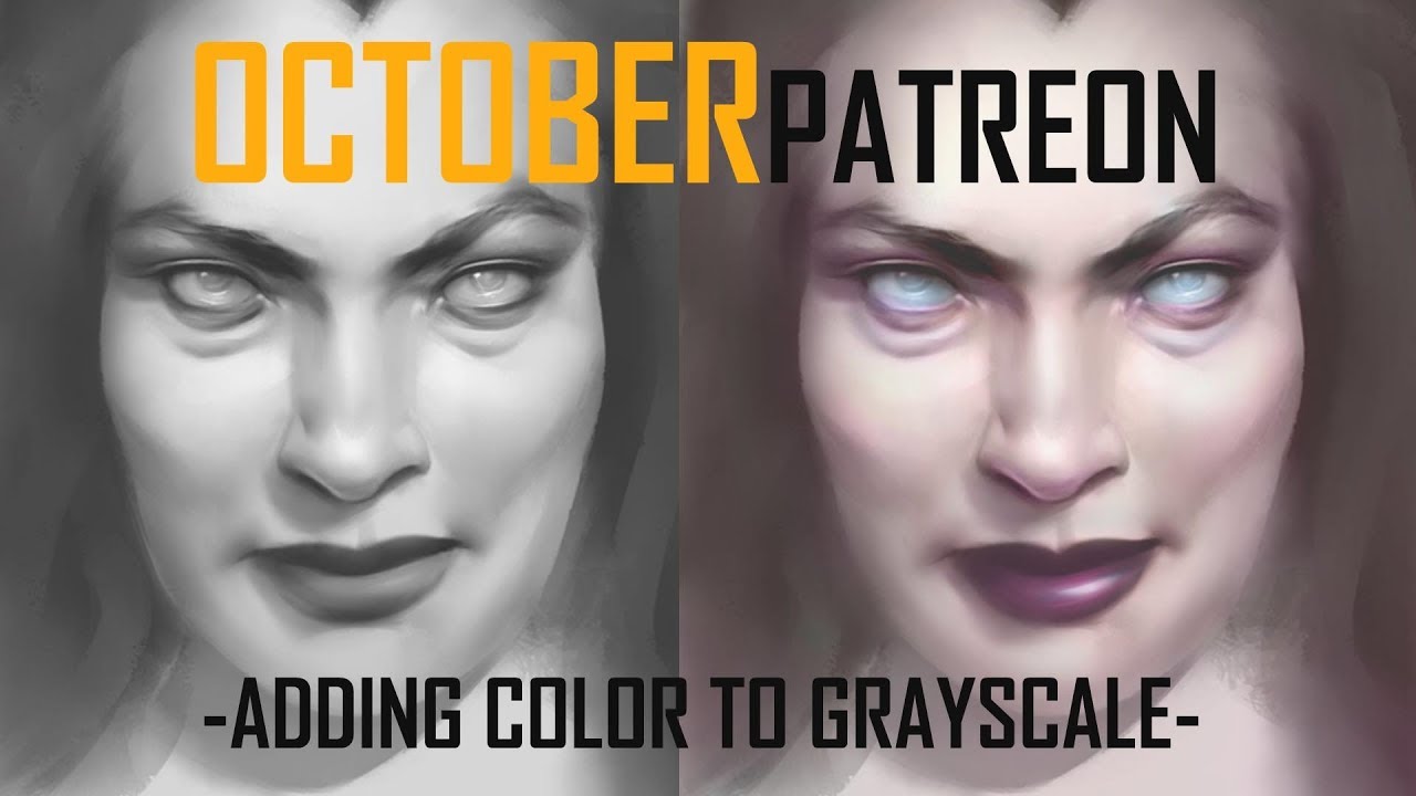 October 2017 Patreon--From grayscale to color! - YouTube