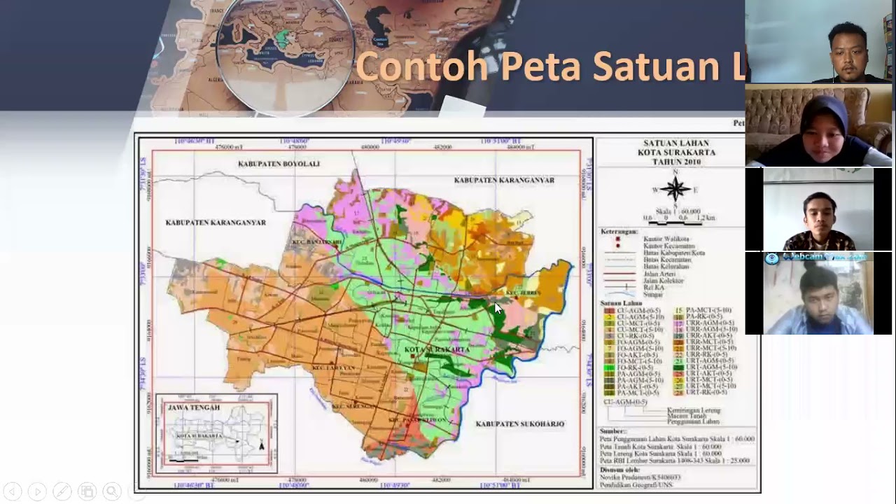 2021 Praktikum Peta Satuan Lahan (Pertemuan 14 Kartografi) - YouTube