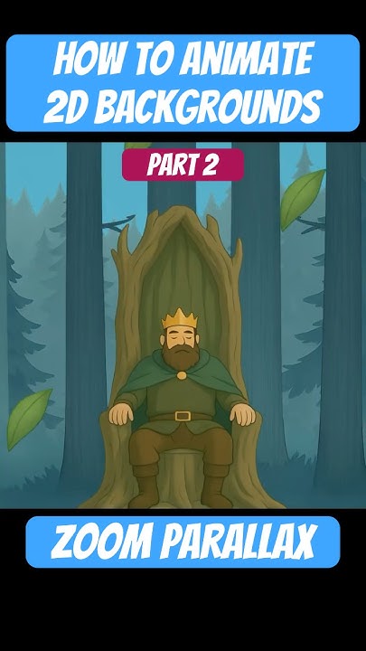 How to animate 2d Backgrounds | Part 2 - zoom Parallaxing - YouTube