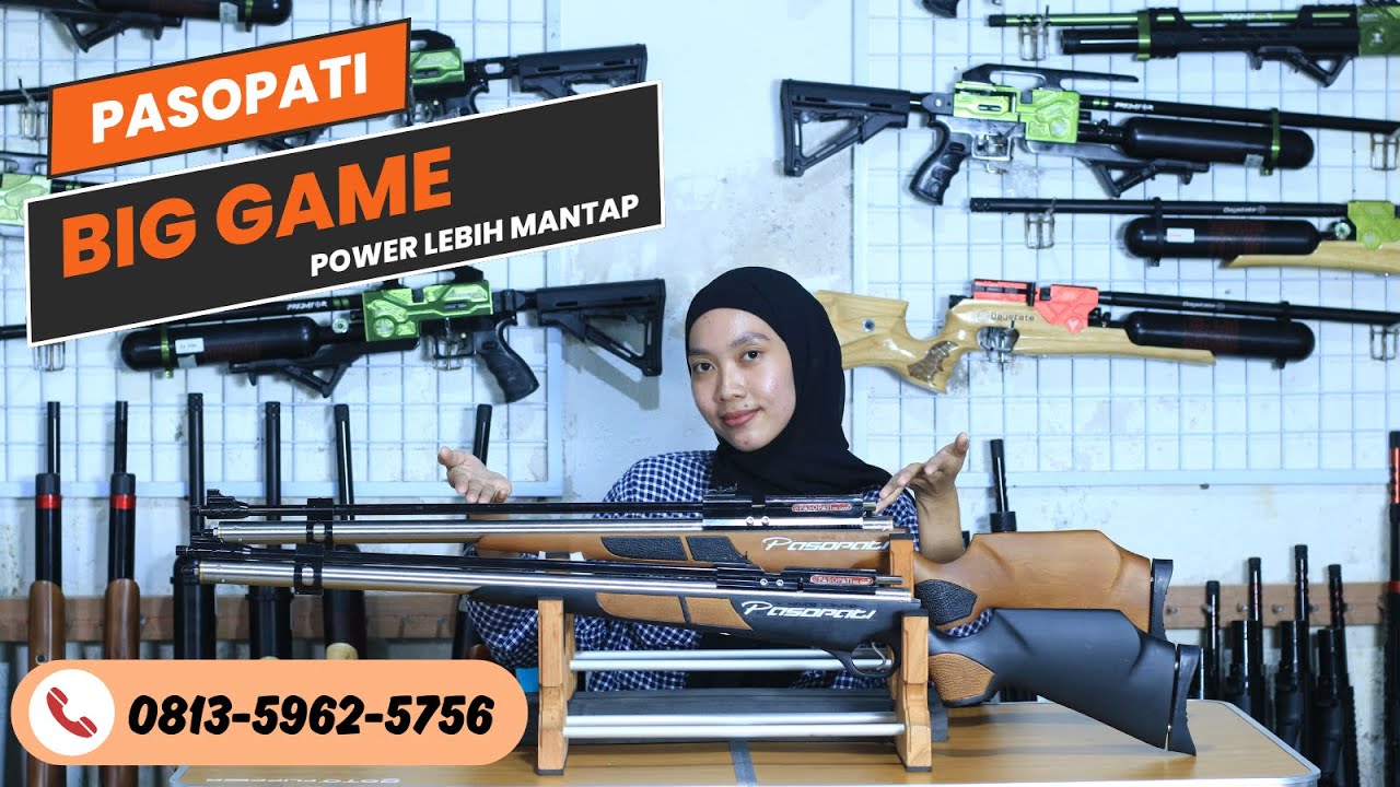 SENAPAN PCP PASOPATI BIG GAME POWER LEBIH MANTAP - YouTube