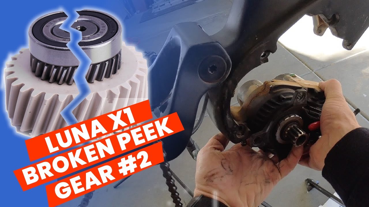Luna X1 Enduro | Broken M600 Silent Gear #2 | "Peek Gear" Bafang M600 E ...