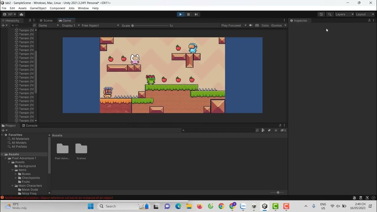 lab2 game2D - YouTube