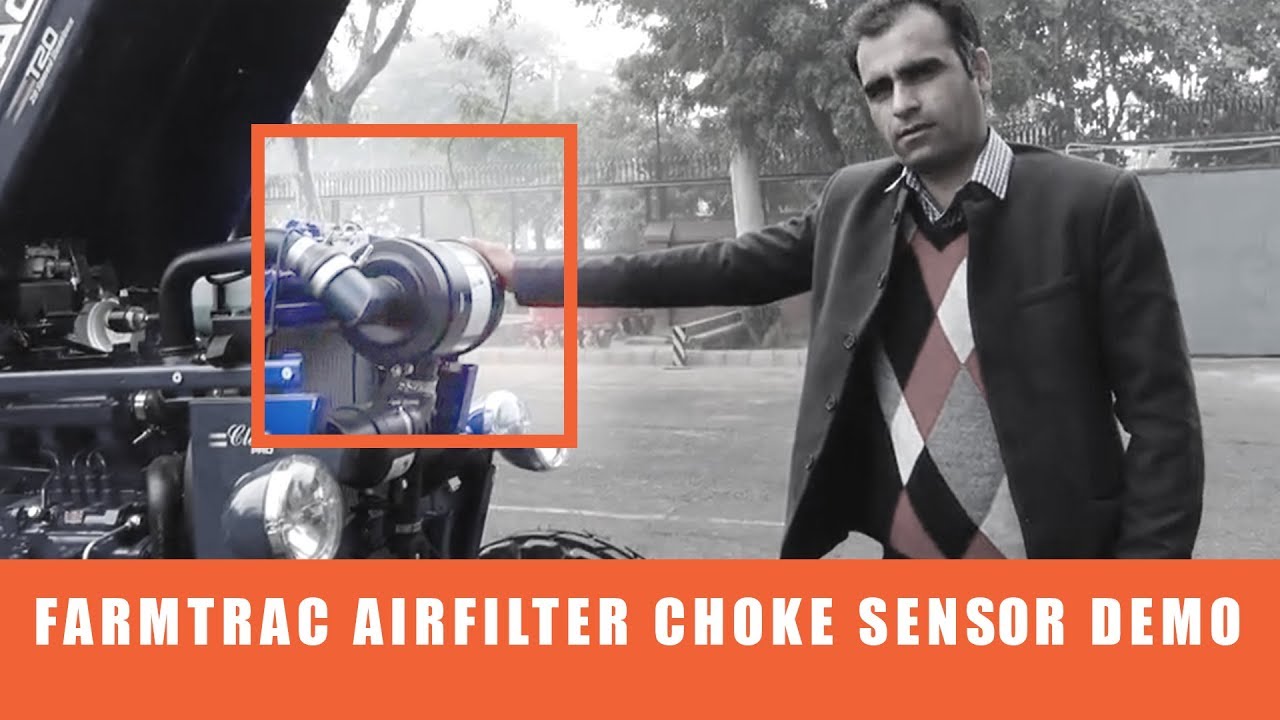 Farmtrac Air Filter Choke Sensor Demo - YouTube