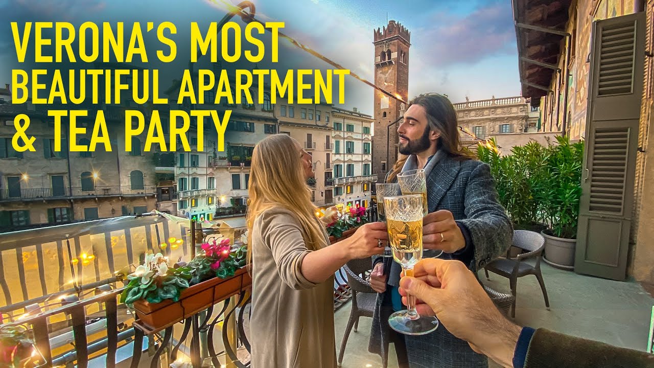 Verona's Most Beautiful Apartment & View for a TEA PARTY! MOVE TO ITALY ...