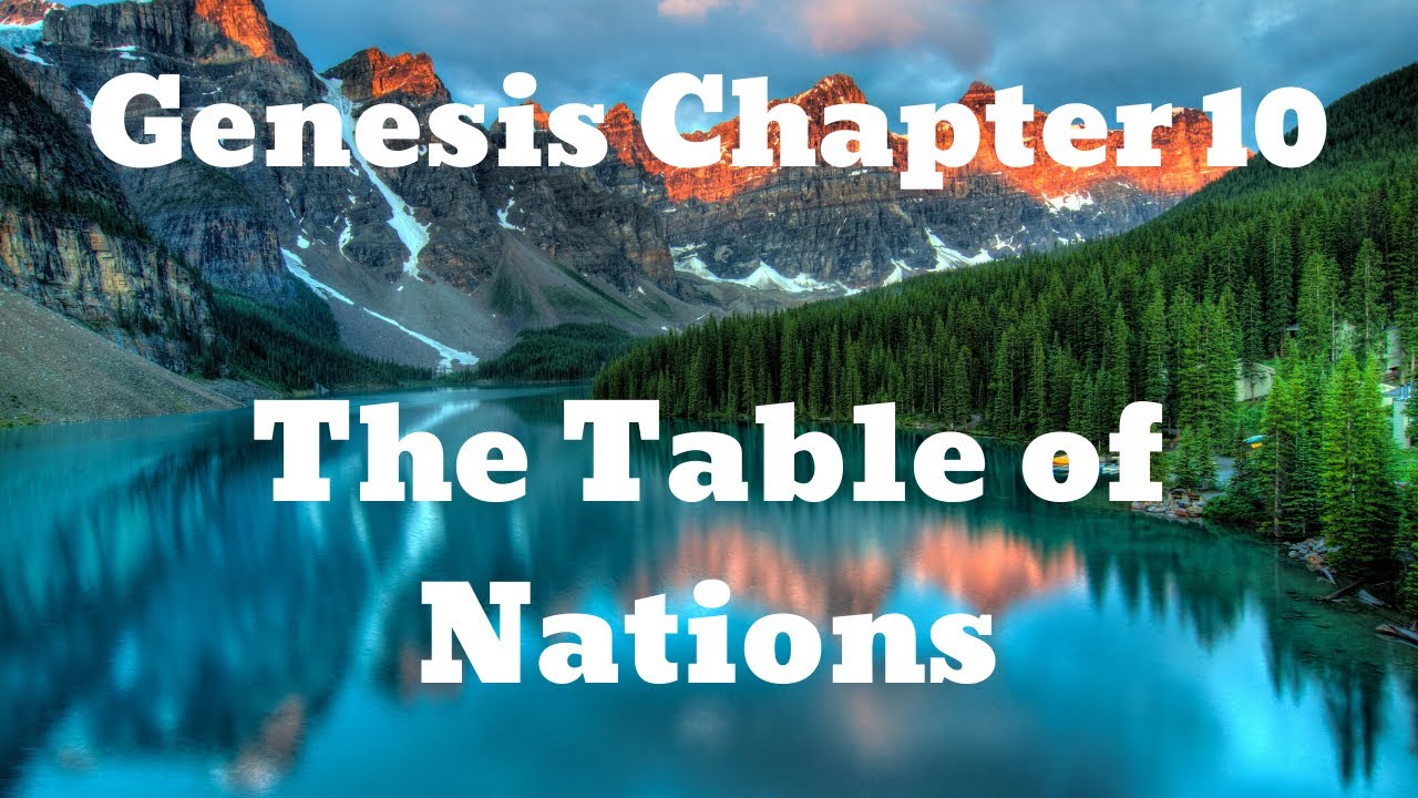 Genesis Chapter 10 The Table of Nations - YouTube