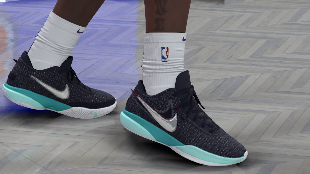 NBA 2K24 Next Gen Shoe Creator - Nike LeBron 20 "Gemstone" - YouTube