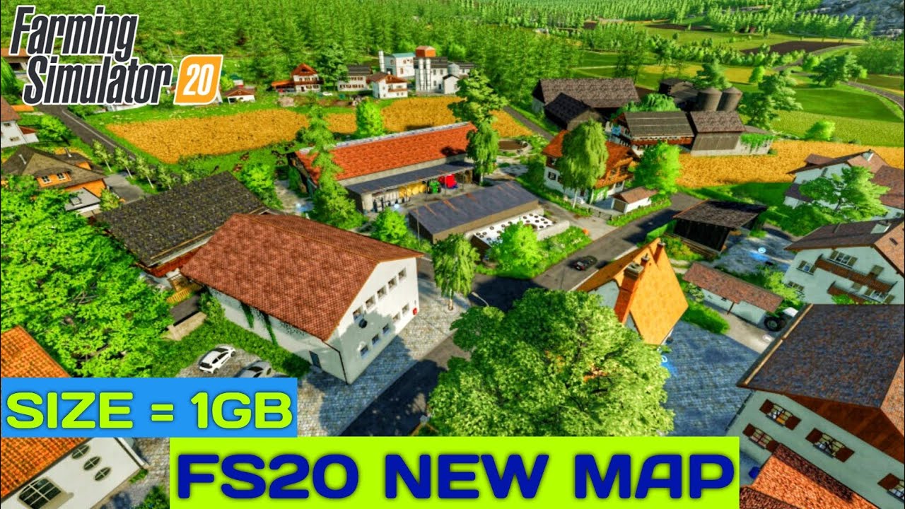 FS20 NEW MAP || FS20 INDIAN TRACTOR MOD || SIZE 1GB || FS20 MOD APK ...