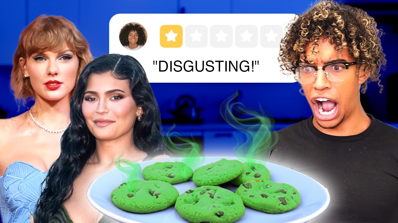Baking VIRAL Celebrity COOKIE RECIPES : Taylor Swift , Kylie Jenner ...