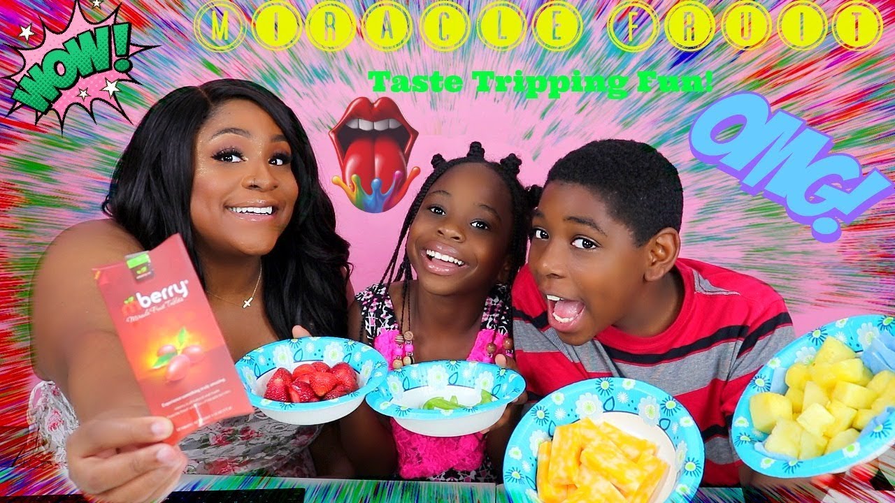 Miracle Berry Flavor Changing Challenge w Kids - YouTube