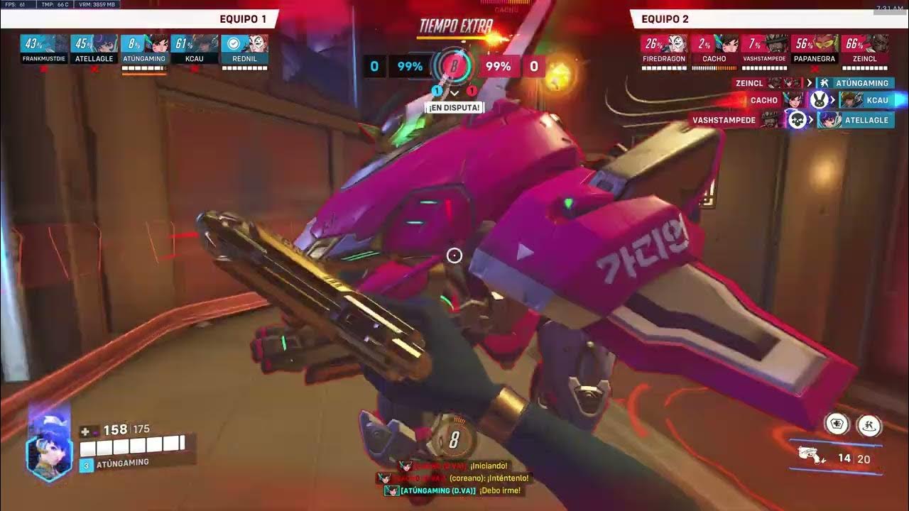 Overwatch 2 - Gameplay on Dva (competitive Diamond) - Lijiang Tower 15/03/25 - YouTube