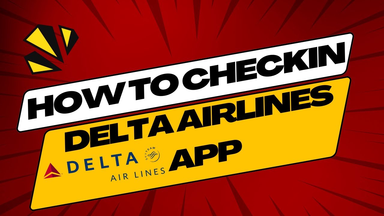 How to check in delta airlines app - YouTube