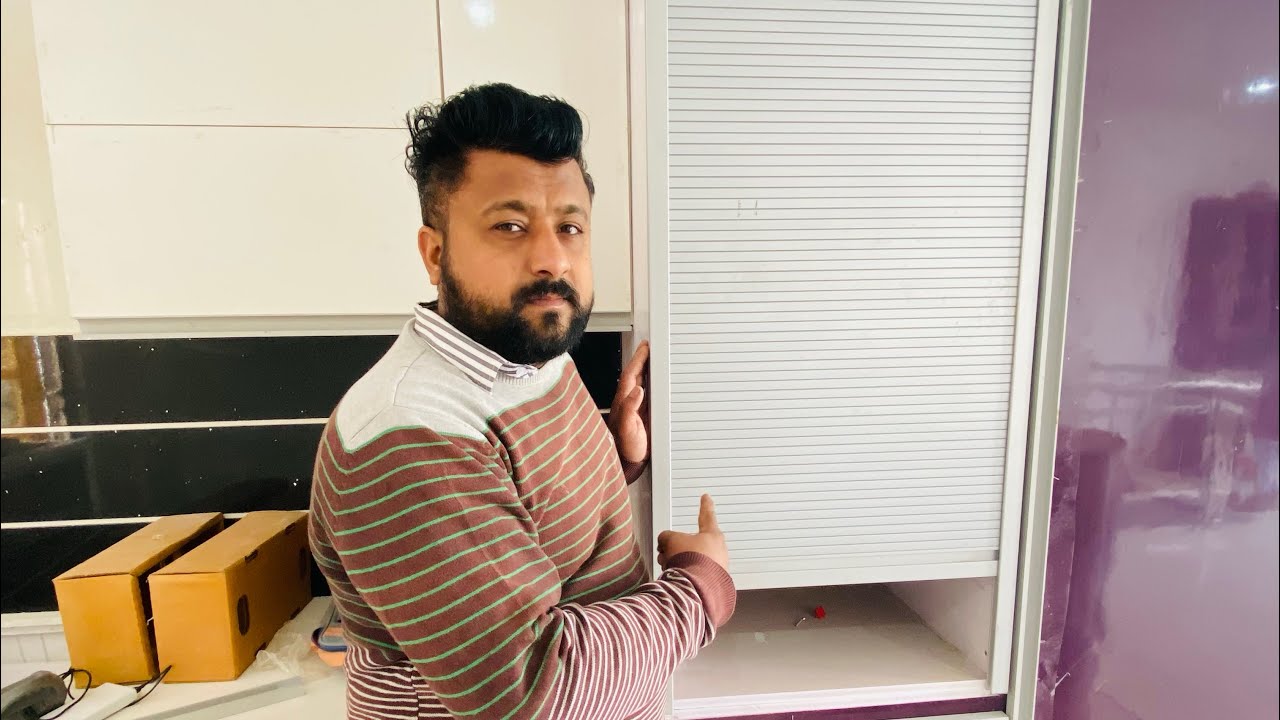 How to install rolling shutter in kitchen | किचन में रोलिंग शटर कैसे ...