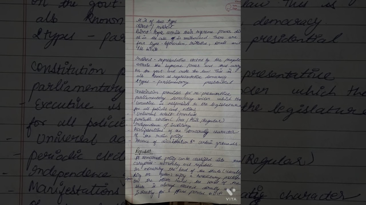 Preamble hand written notes - YouTube