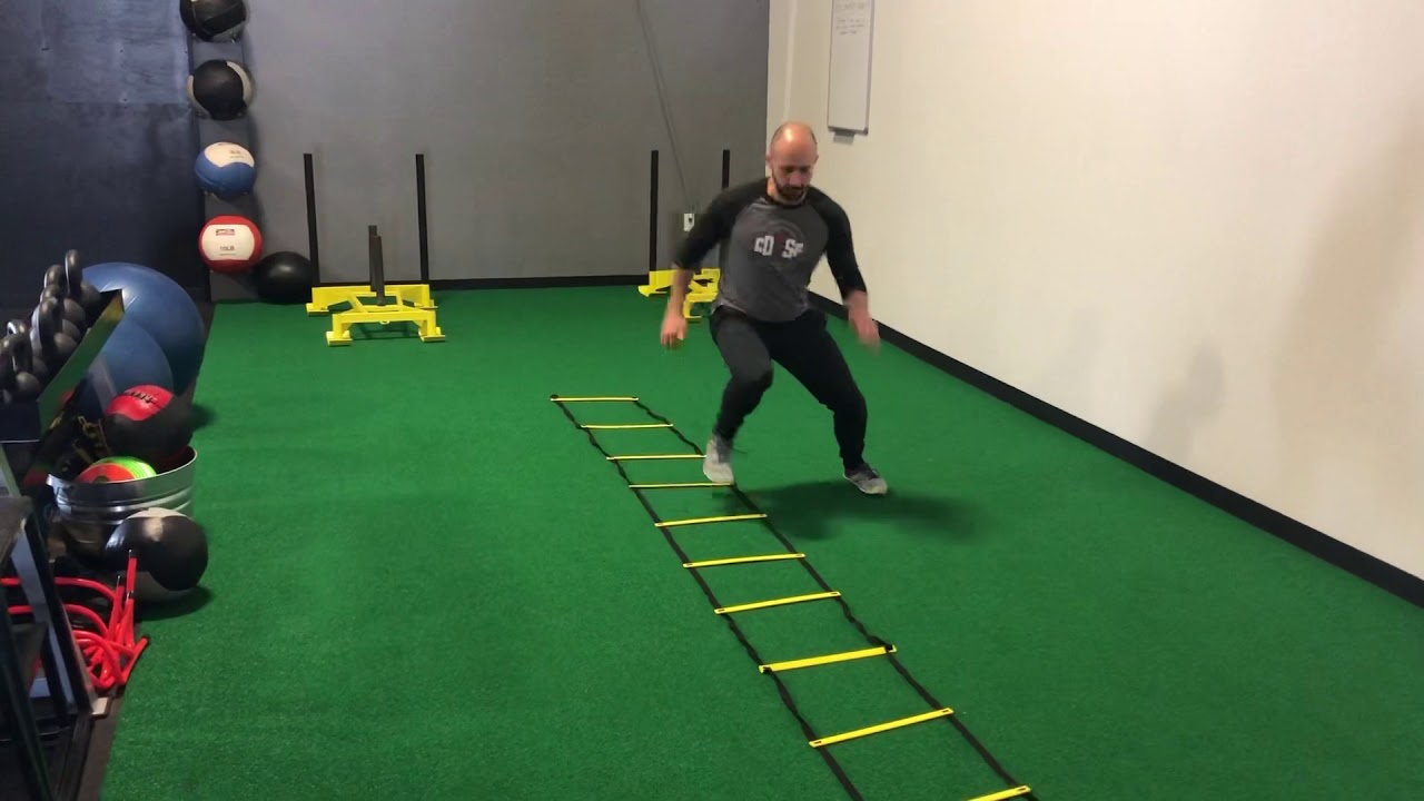 Agility Ladder: 2-In, 1-Out (Quick with Stick) - YouTube
