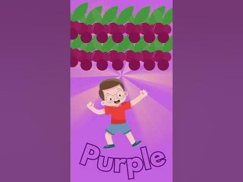 Learn the Color Purple 🟣💜- Color Song for Children #shorts #kids - YouTube
