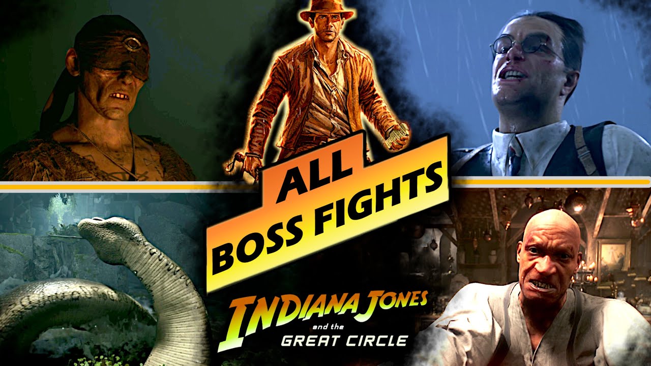 Indiana Jones and The Great Circle All Boss Fights - YouTube