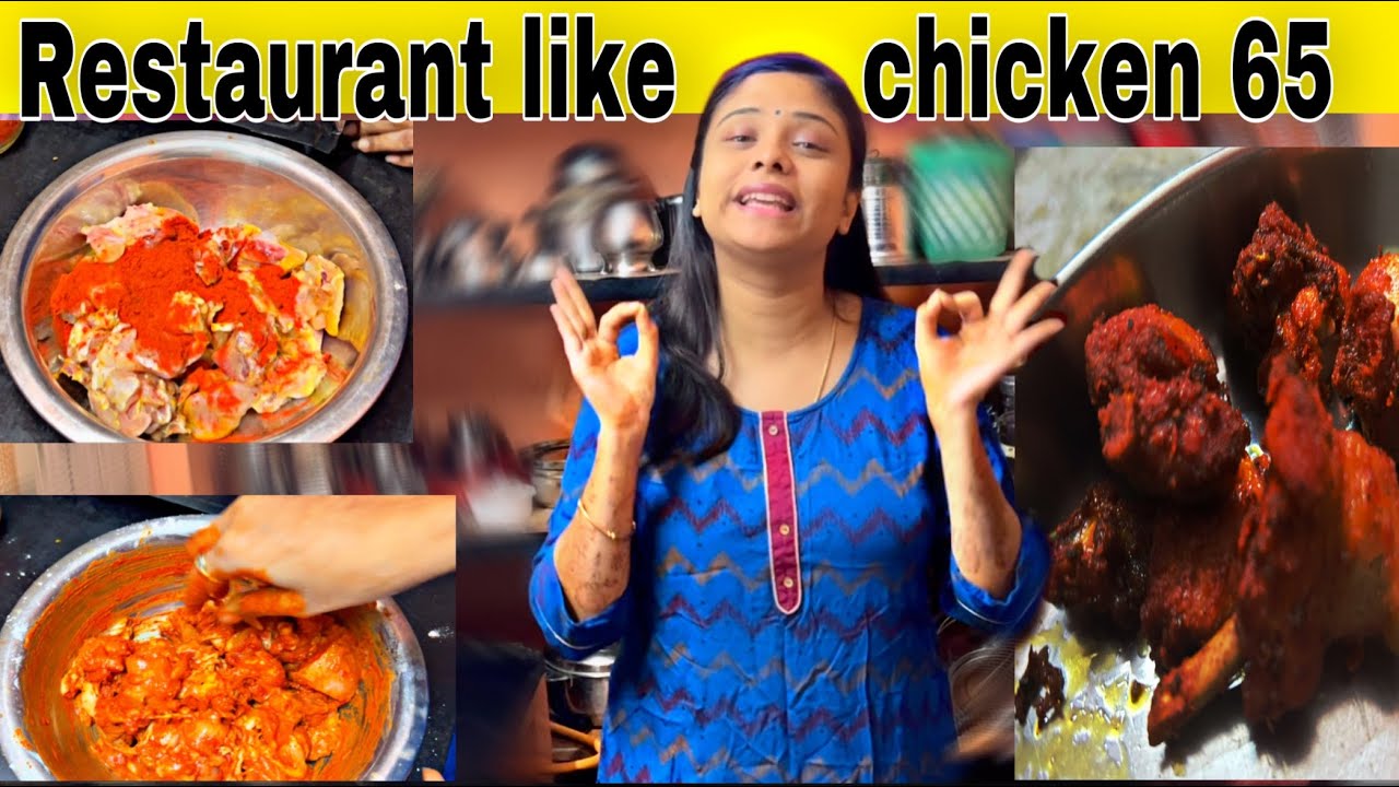 Chicken 65 With Home Made Masala🍗Chilly Chicken Recipe in Tamil🍗Home ...