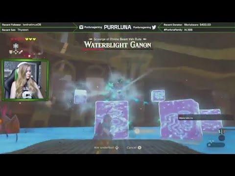 Purrluna VS Waterblight Ganon (Divine Beast Vah Ruta) Zelda BOTW - YouTube