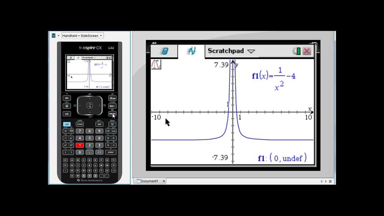 Graphing with CAS (Part 3 - Using "Graph Trace") - YouTube