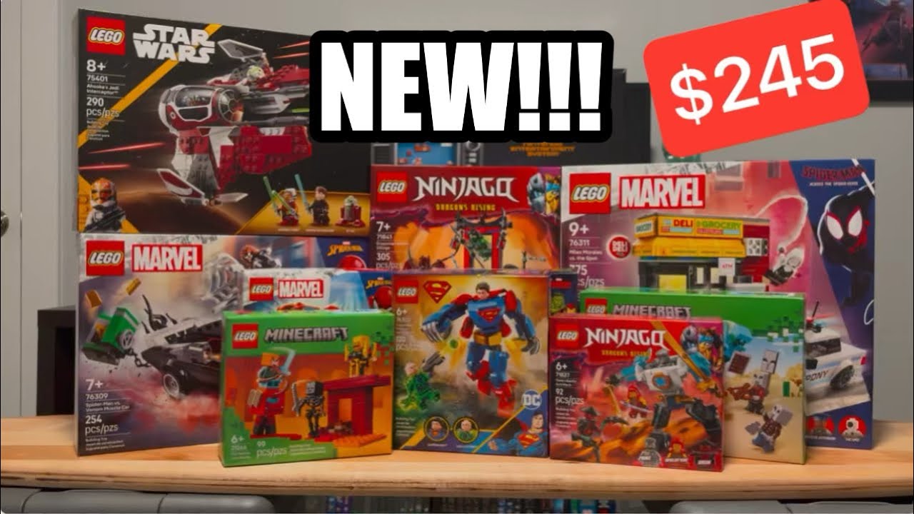 I Built the New January 1st 2025 LEGO Sets - YouTube