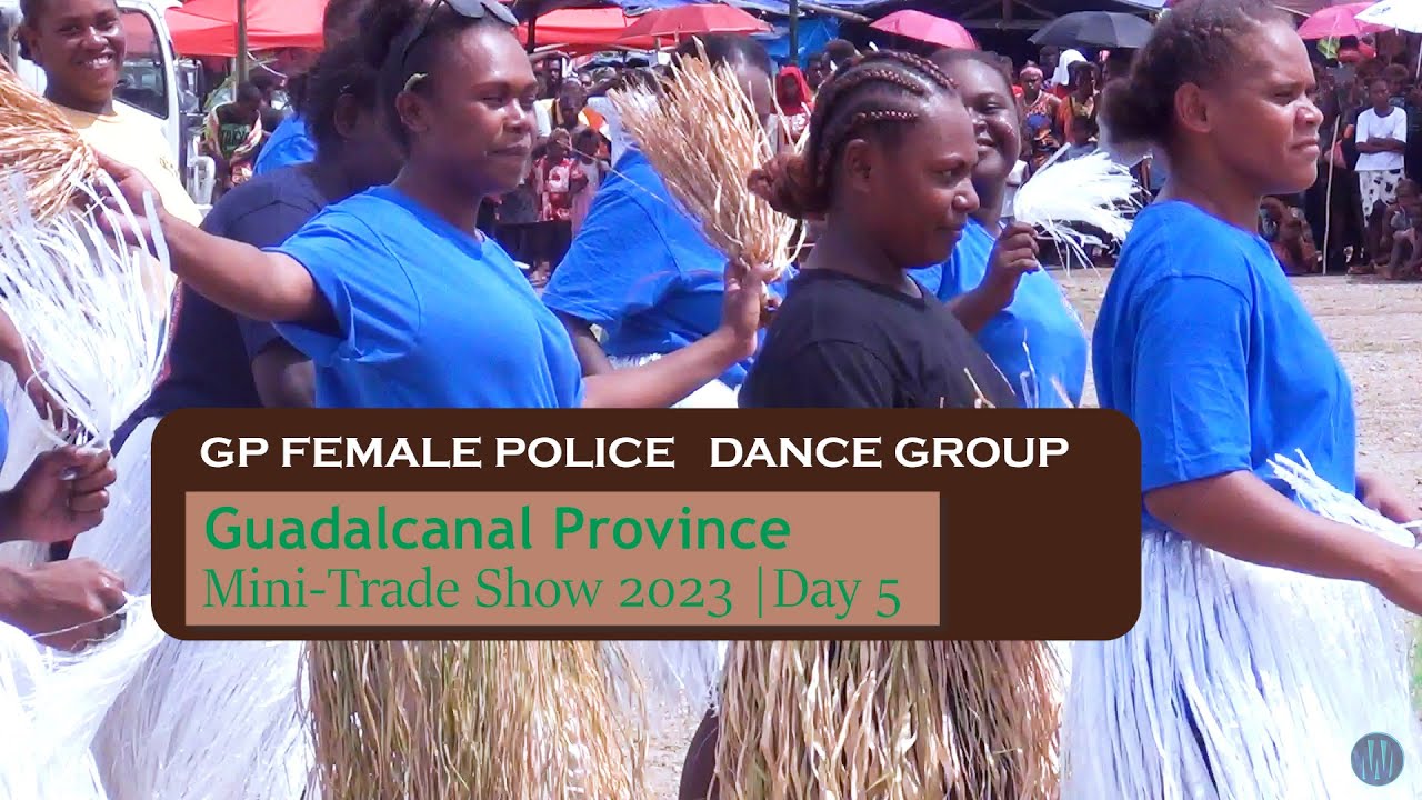 Guadalcanal Female Police Dancers | Guadalcanal Province Mini Trade ...