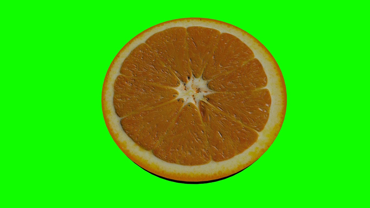 FREE HD Green Screen 3D ORANGE - YouTube