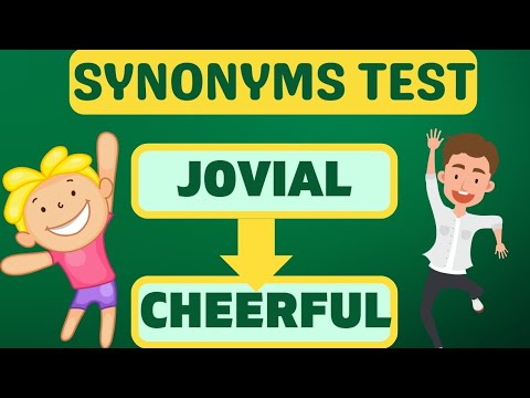 Synonyms Test, English Quiz, Vocabulary | Test your vocabulary with ...