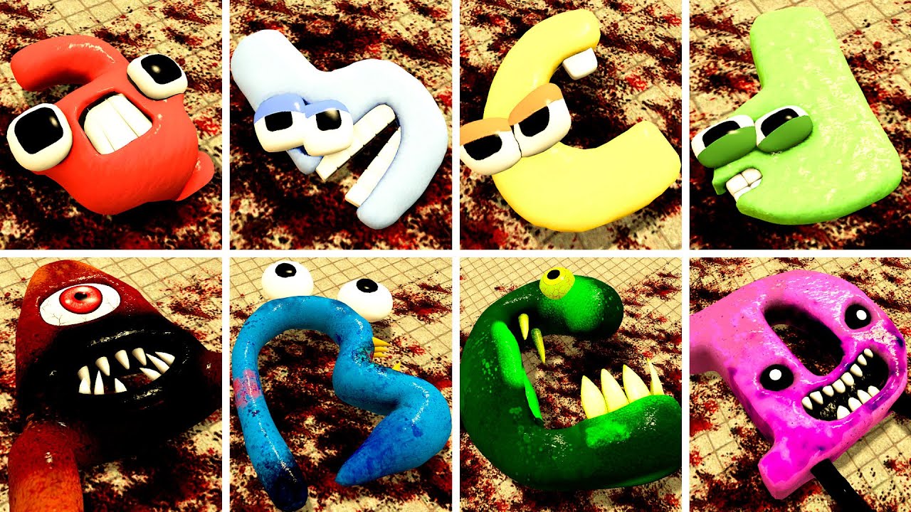 DESTROYING ALL NEW LOWERCASE BABY ALPHABET LORE AND NIGHTMARE ALPHABET ...