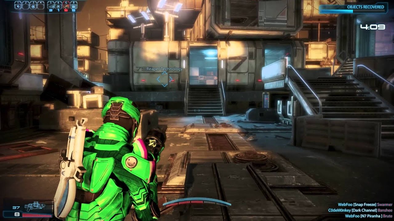 Mass Effect 3 Multiplayer, N7 Paladin On Gold - YouTube