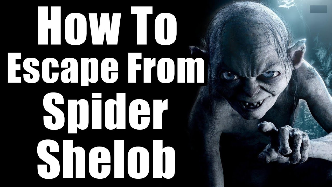 The Lord of The Rings : Gollum - How To Escape From Spider Shelob - YouTube