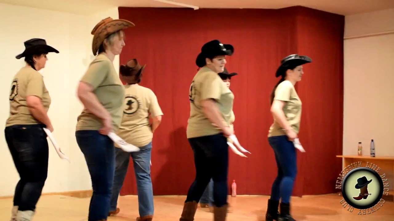Bomshel Stomp - Nemesbikk Line Dance Country Club - YouTube