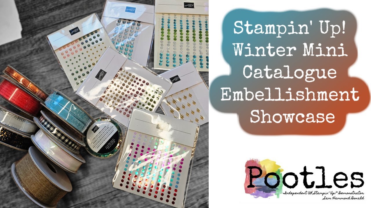 Stampin' Up! Winter Mini Catalogue Embellishment Showcase - YouTube